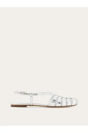 FERRAGAMO Cage Sandal - Silver