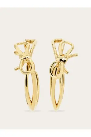 FERRAGAMO Earrings With Bow - Gold