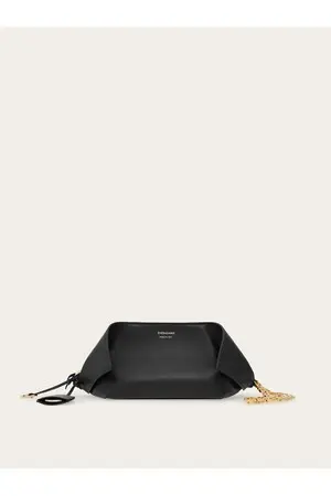 FERRAGAMO Gancini Chain Folded Clutch