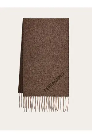 FERRAGAMO Jacquard Scarf - Natural