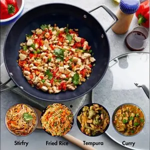 BLU. 12.6 Inch Wok With Lid
