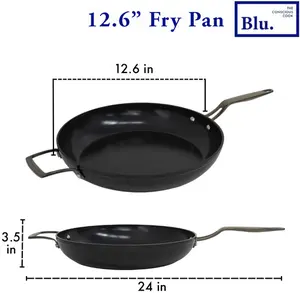 BLU. 12.6 Inch Induction Frying Pan