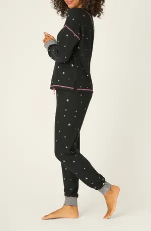 PJ Salvage Ski Jammie Classics Pajamas - Black