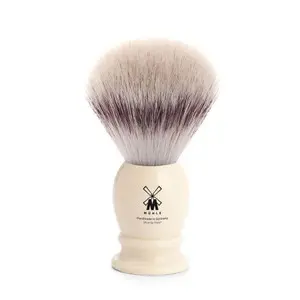 MUHLE Classic Medium Faux Silvertip Fiber Shaving Brush - Ivory