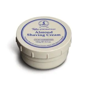 TAYLOR OF OLD BOND STREET Almond Shaving Cream Bowl - White