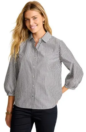 Tommy Bahama Palisade Isles Stripe Cotton Poplin Button-up Shirt