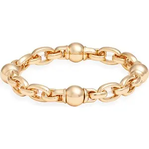 Nordstrom Orb Station Chain Stretch Bracelet - Gold