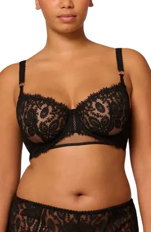 Simone Perele Embroidered Underwire Demi Bra