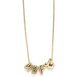 Baublebar Personalized Disney® Bubble Charm Necklace - Gold