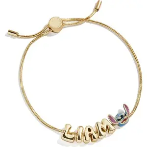 Baublebar Personalized Disney® Bubble Charm Slider Bracelet - Blue -stitch
