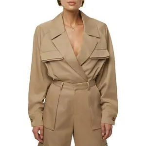 JLUXLABEL Theory Bodysuit - Beige