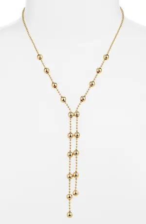 Nordstrom Ball Chain Y Necklace