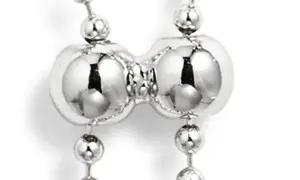Nordstrom Ball Chain Y Necklace - Silver