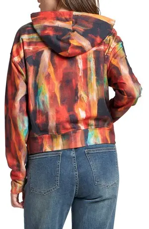 APNY Abstract Print Cotton Hoodie