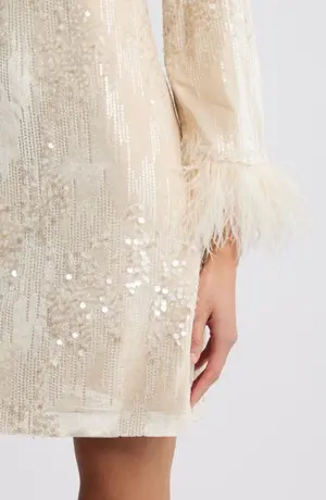 Julia Jordan Sequin Embellished Mini Dress