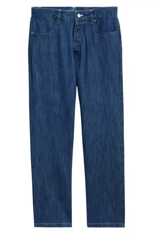 ALEX CRANE Straight Leg Organic Cotton Jeans - Indigo