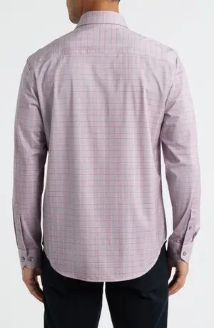 Bugatchi James Ooohcotton® Check Button-up Shirt