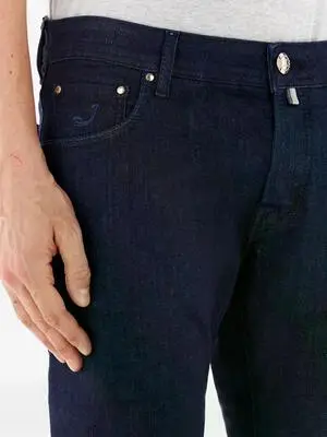 JACOB COHEN ACADEMY Buttoned Five-pocket Jeans