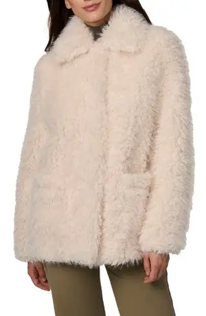 Bernardo Faux Fur Coats For Women