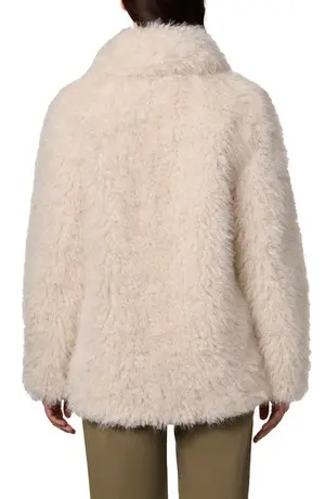 Bernardo Langley Faux Fur Coat
