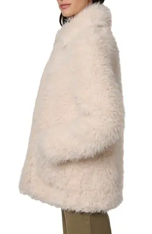 Bernardo Langley Faux Fur Coat