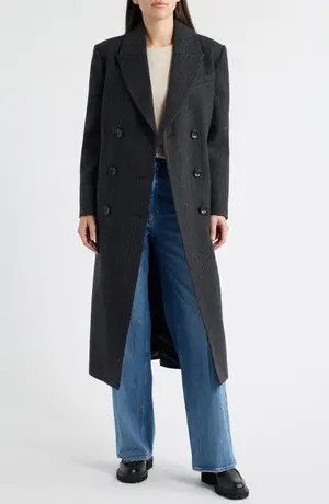 Bernardo Prescott Herringbone Coat