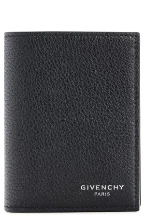 Givenchy Calfskin Leather Continental Wallet - Black