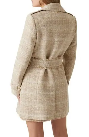 MARCIANO Mariah Cotton-blend Trench Coat