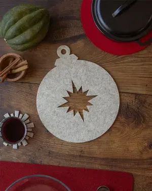 GRAF LANTZ Merino Wool Bauble Trivet