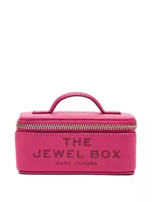 Marc Jacobs The Jewel Zip Leather Jewellery Box - Pink