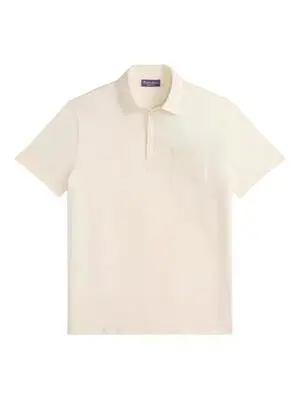 Ralph Lauren Purple Label Chest-pocket Short-sleeve Polo Shirt - Neutrals