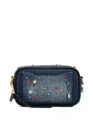 Marc Jacobs Snapshot Embellished Shoulder Bag - Blue
