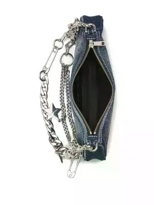 Marc Jacobs Denim Charm Shoulder Bag - Blue