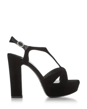 JIMMY CHOO Kesia 120 Platform Sandals - Black