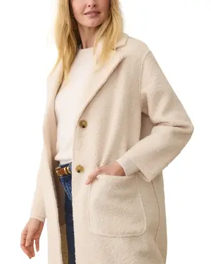 Marine Layer Oversized Sherpa Topcoat