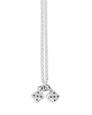 KING BABY STUDIO Sterling Dice Pendant Necklace