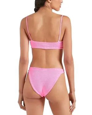 Hunza G Alicia Textured Bikini - Bubblegum