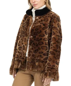 Gorski Shearling Lamb Jacket With Fringe