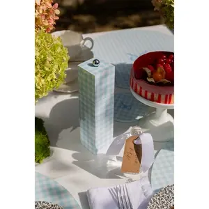 ADDISON ROSS Gingham Coaster