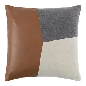 SURYA Branson Decorative Pillow - Dark Brown