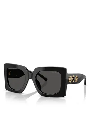 Dolce & Gabbana Square Sunglasses, 54mm - Black