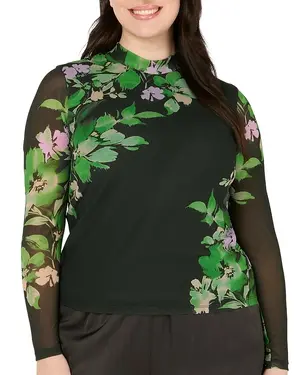 ESTELLE Fiora Mesh Top - Ivy Fleur