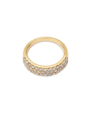 Bloomingdale'S 14k Yellow Diamond Multi-row Ring 1.0 Tcw