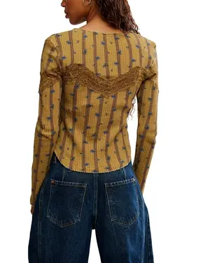 Free People Let's Party Cardigan Top - Beehive