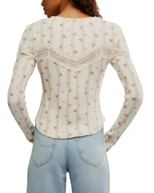 Free People Let's Party Cardigan Top