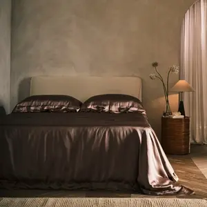Gingerlily Silk Solid Duvet Cover, Twin
