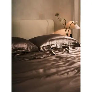 Gingerlily Silk Solid Duvet Cover, Twin