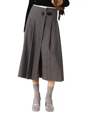 Maje Box Pleat Skirts