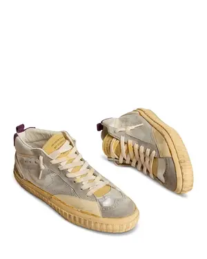 GOLDEN GOOSE Mid Star Laminated Sneakers