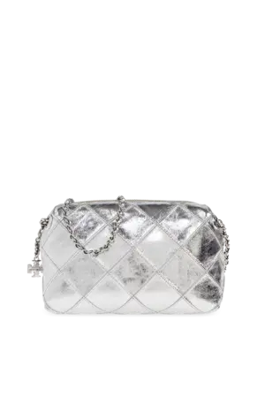 Tory Burch Fleming Shoulder Bag - Silver